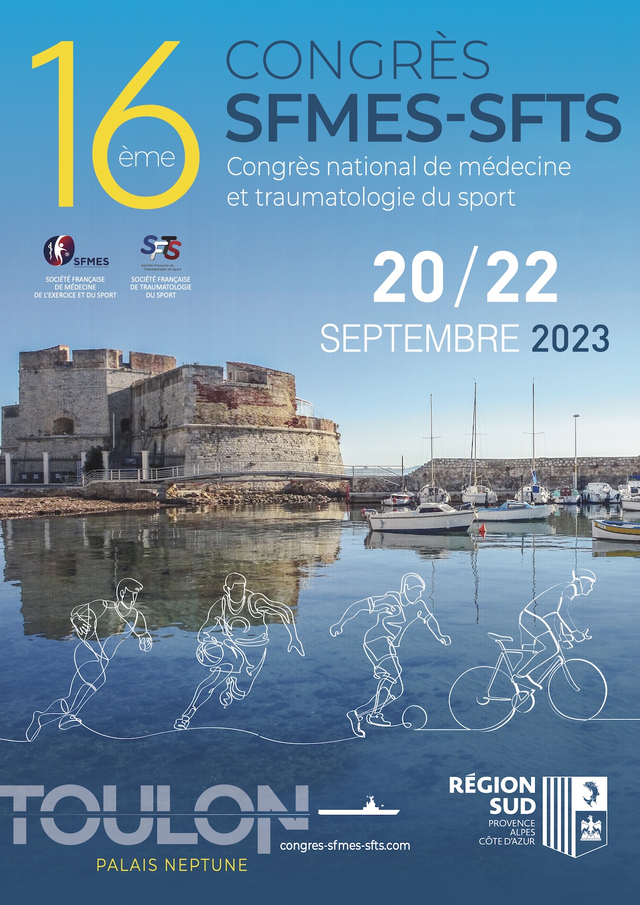 Affiche du congrès SFMES-SFTS 2023 | SOFCOT