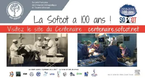 Centenaire SOFCOT en 2018 | SOFCOT