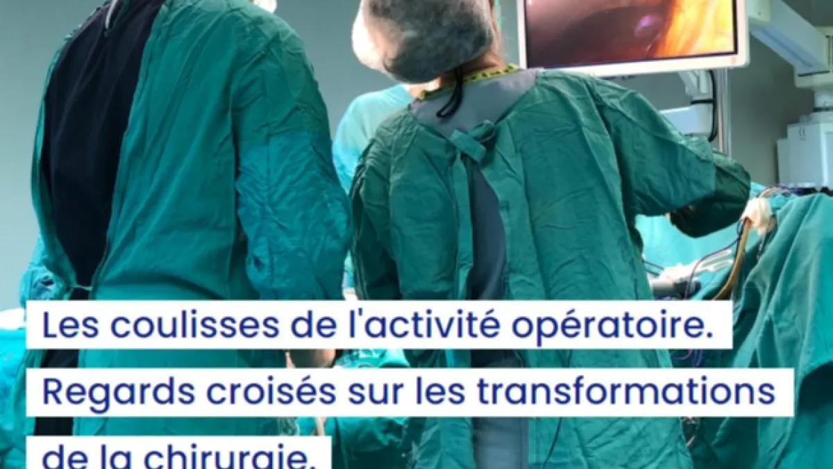 Les coulisses de l'activité opératoire : regards croisés sur les ...