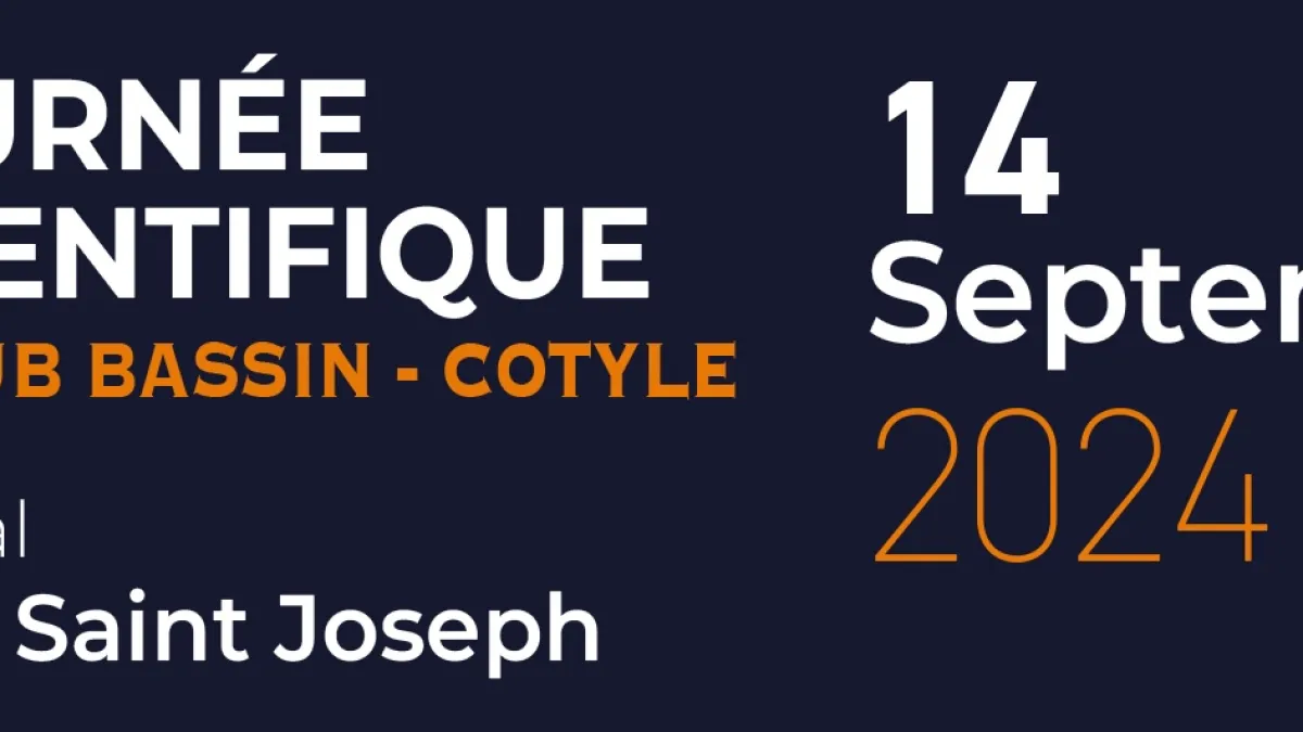 2nde Journée Scientifique du Club Bassin Cotyle | SOFCOT